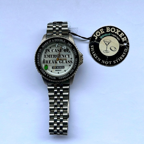 Joe Boxer | Accessories | Vintage Joe Boxer Watch W Metal Band | Poshmark
